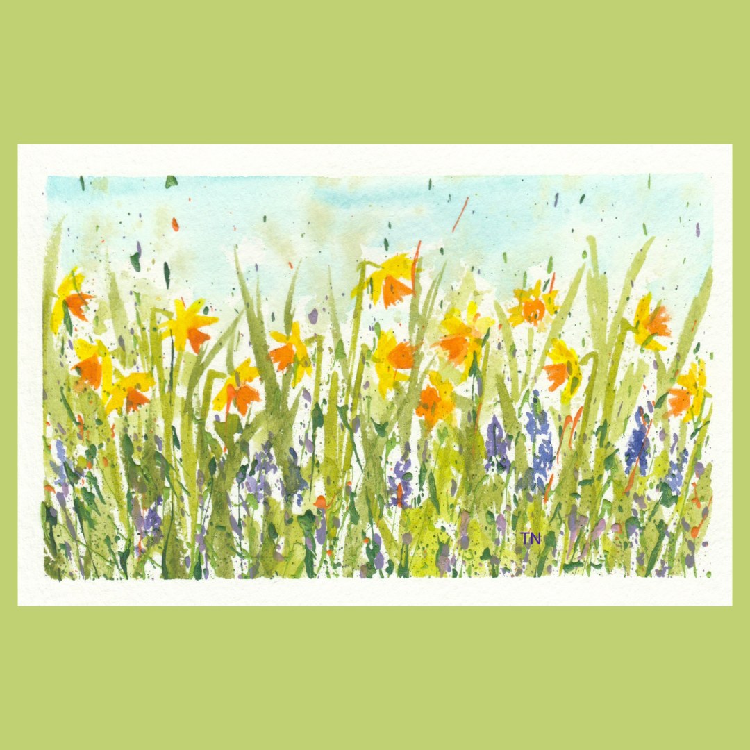 Daffodil Doodles In 4 Easy Steps - My Flower Journal