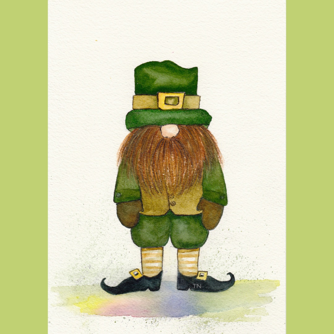 Paint A Watercolor Leprechaun In A Few Easy Steps - My Flower Journal