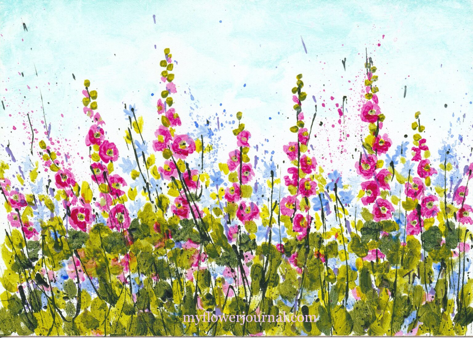 My Flower Journal: Art By Tammy Northrup - My Flower Journal