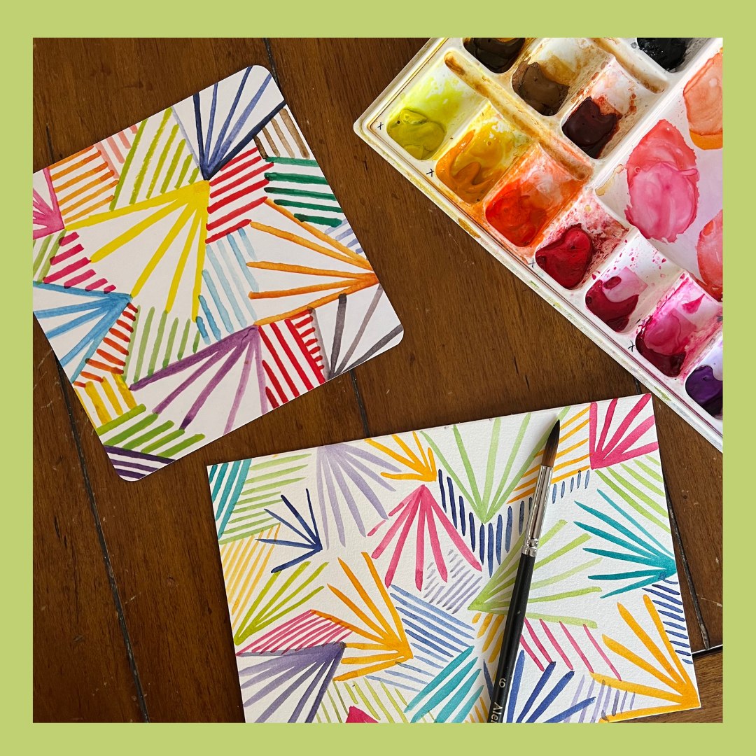 Playing With The Color Meditation Deck - My Flower Journal